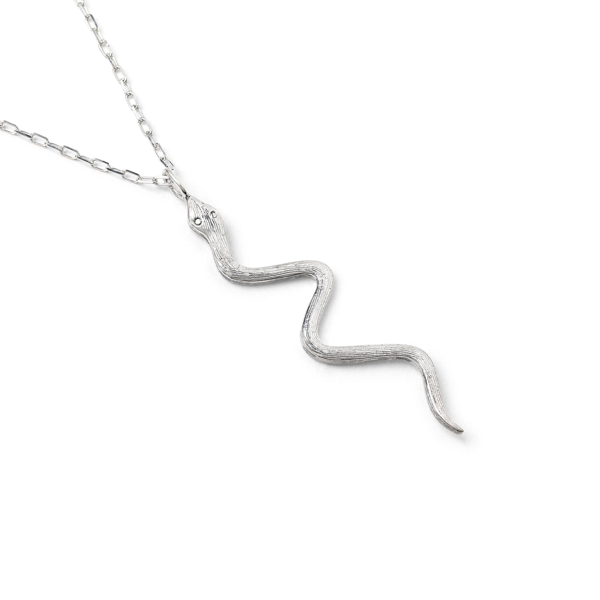 Snake Silver Pendant – NUIT et LINETTE